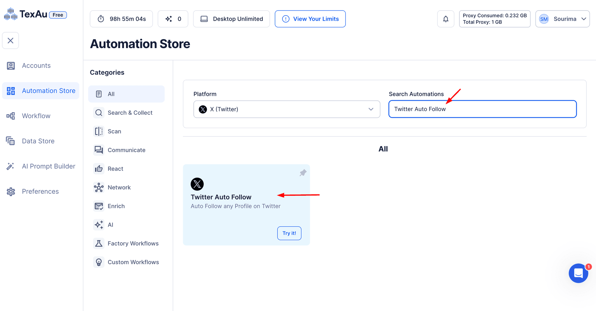 Twitter Auto Follow – Grow Your Network