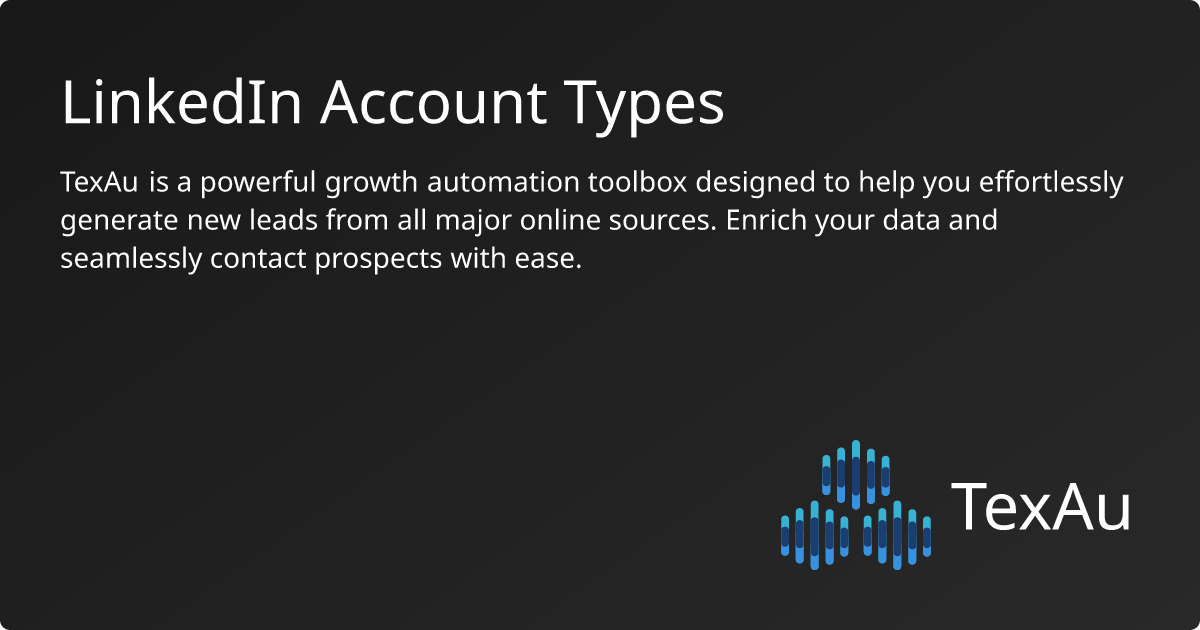 LinkedIn Account Types